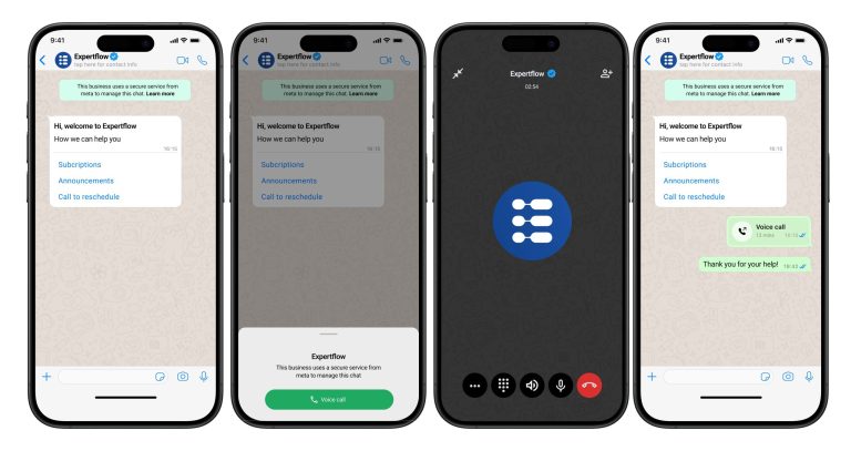 WhatsApp Business Calling API Voice & Messaging with Expertflow