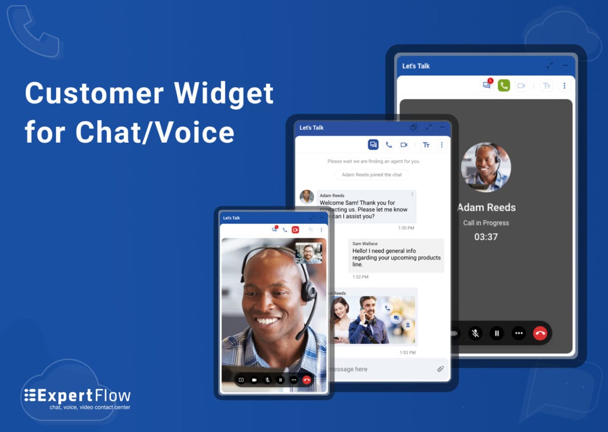 Provide 24/7 availability with our Customer Widget for Chat and Voice ...