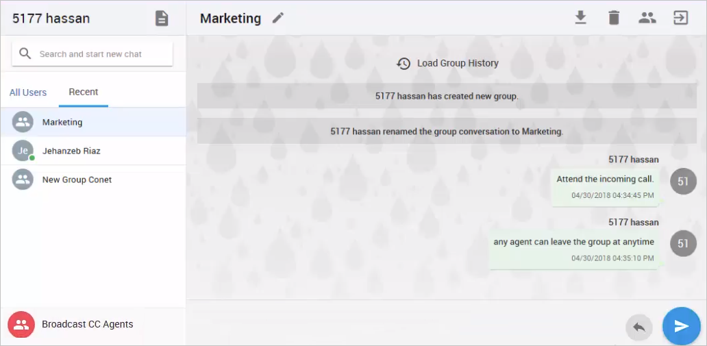 ACTIVE_Internal Chat Gadget - Expertflow