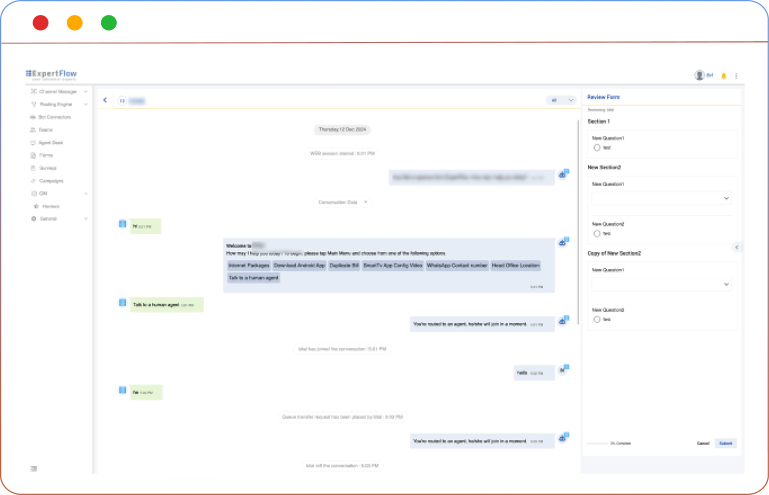 Quality Management - Expertflow